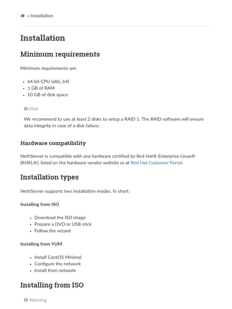 Installation - NethServer 7 Final | PDF | Booting | Usb Flash Drive