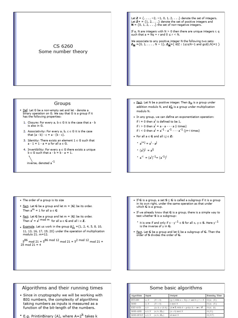 Number Theory | PDF | Function (Mathematics) | Mathematical Objects
