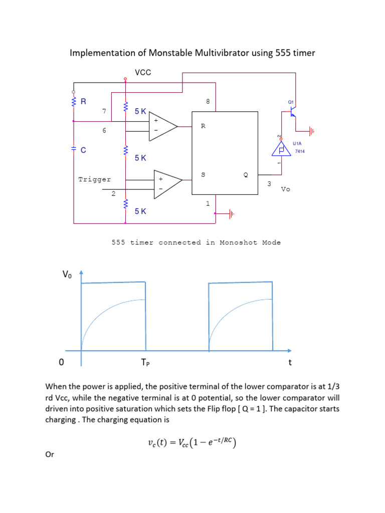 555 Timer | PDF | Computer Science | Electromagnetism
