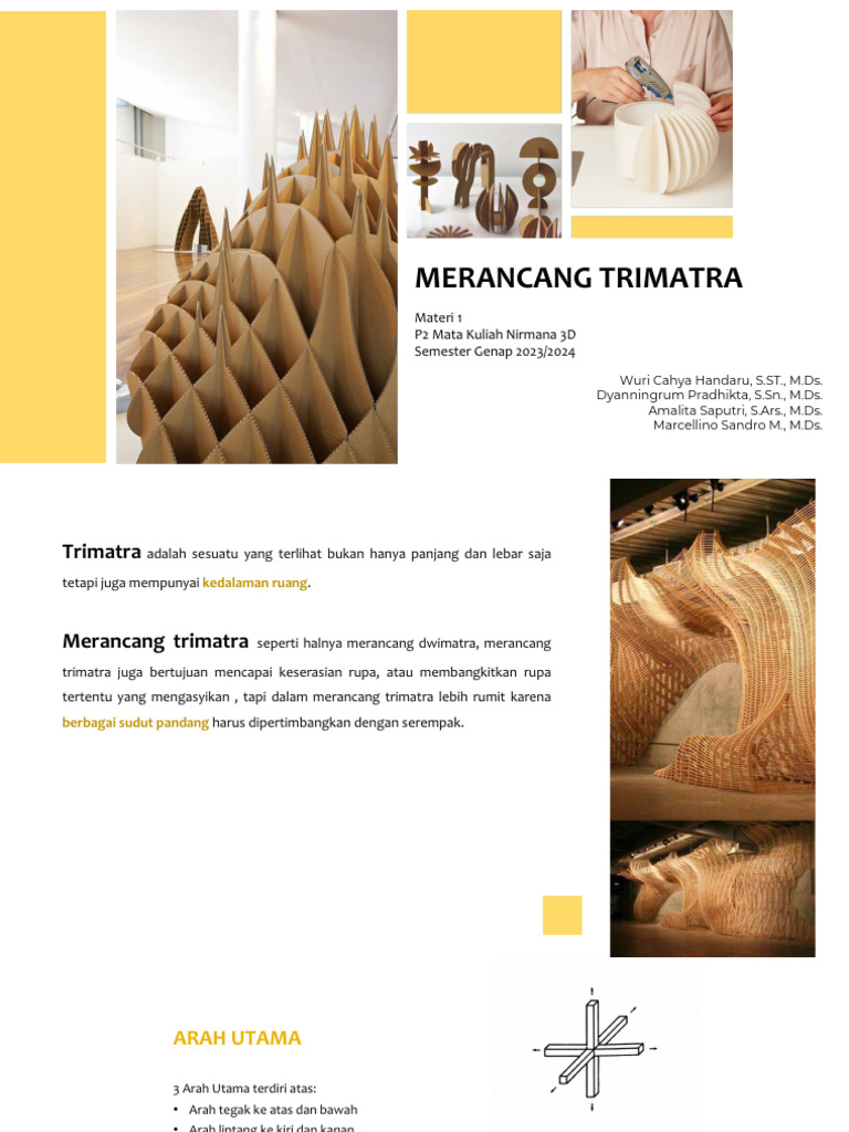 Merancang Nirmana Trimatra 3D | PDF