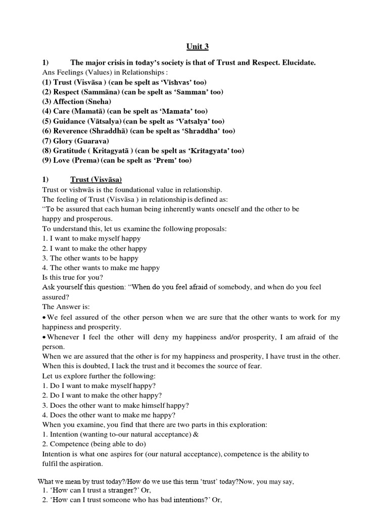 Unit 3 - 2 | Download Free PDF | Love | Feeling