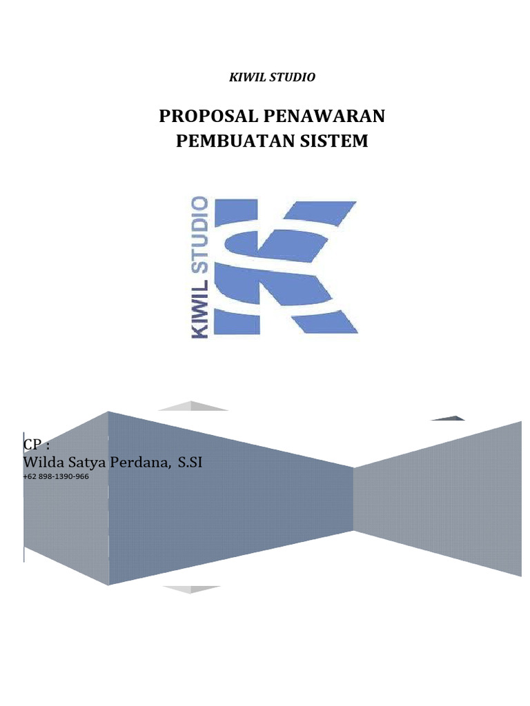 Proposal Penawaran Pembuatan Sistem | PDF