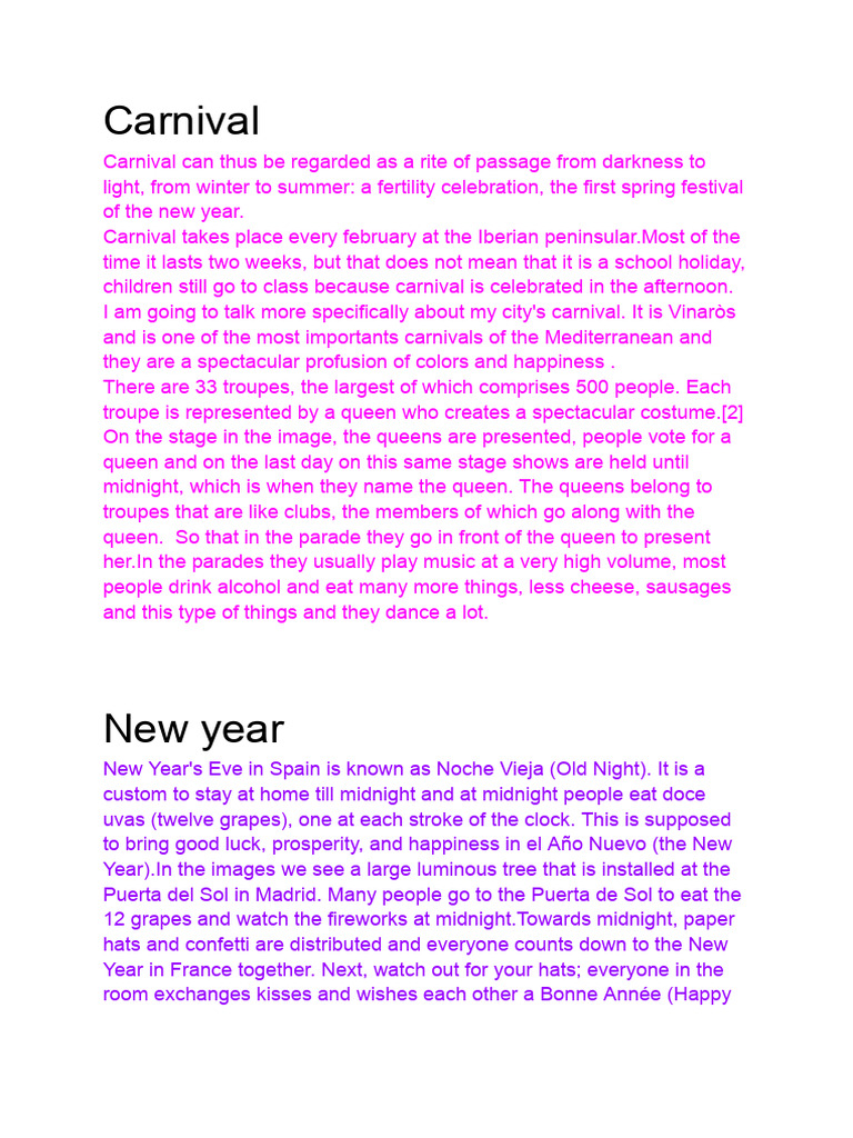 Carnival | PDF | Carnival | Festival