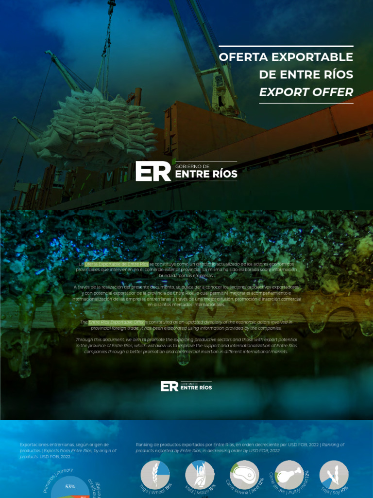 oferta exportable de Entre Ríos | PDF