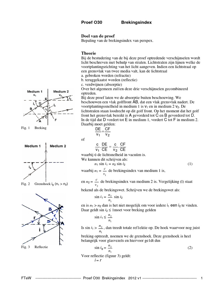 Handleiding O30 2012v1 | PDF