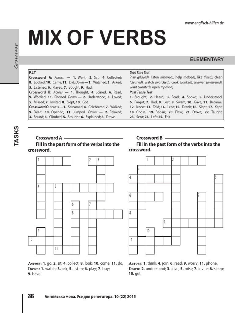 Mix of Verbs | PDF