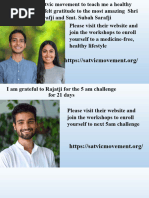 Handbook - Satvic Movement | PDF | Meal | Fasting