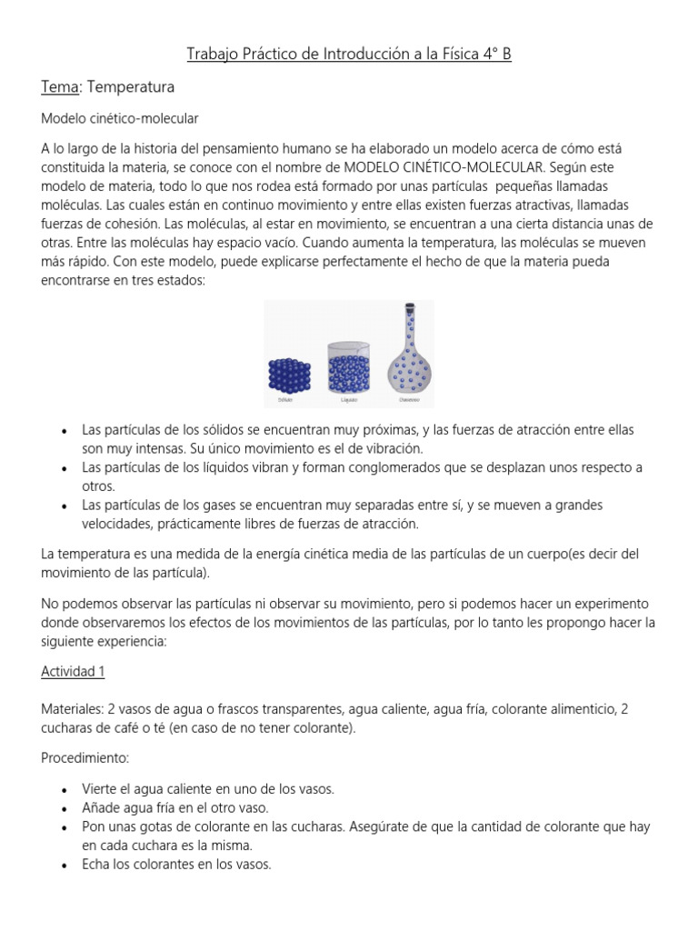 Trabajo Práctico de Introducción A La Física 4 | PDF | Importar ...
