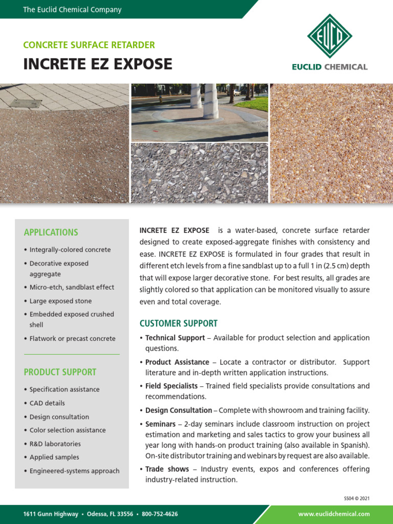 SS04 EZ Expose | PDF | Concrete | Materials