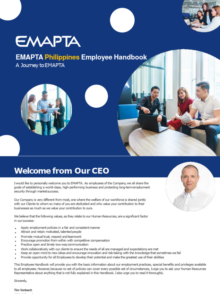 EMAPTA Handbook | PDF | Employment | Clothing