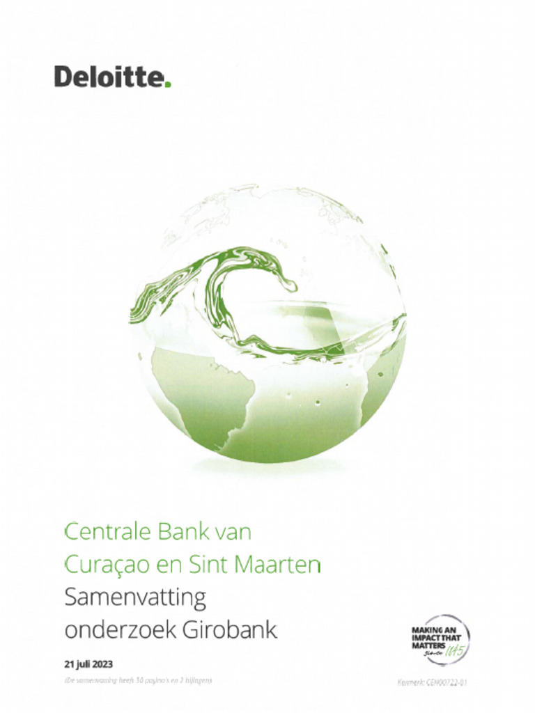 Samenvatting Onderzoek Giro Bank | PDF