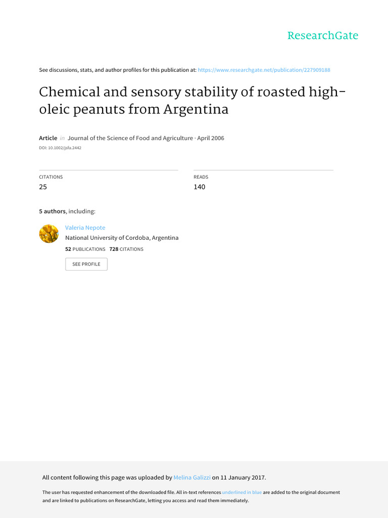 Nepote - 2006 - Roasted Peanuts | PDF | Taste | Peanuts
