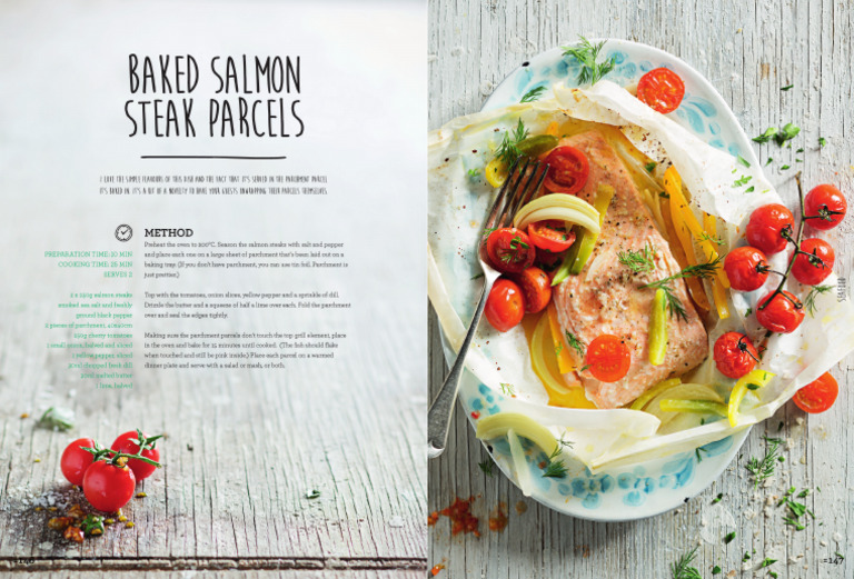 Baked Salmon Steak Parcels | PDF