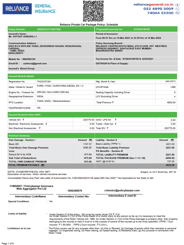 Car Insurance | Download Free PDF | Insurance | Deductible