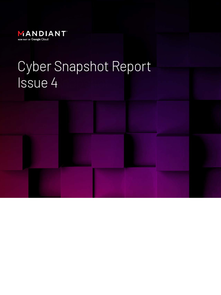 Cyber Snapshot Issue 4 | PDF | Security | Computer Security