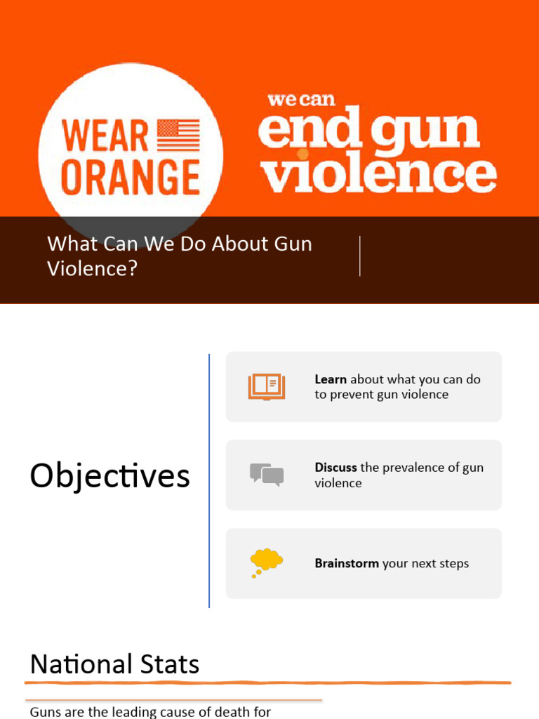 Students Against Gun Violence | PDF | Lifestyle