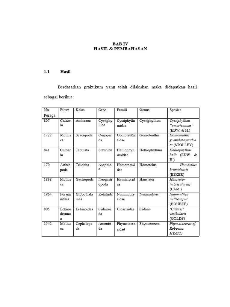 BAB IV Pengenalan Fosil | PDF