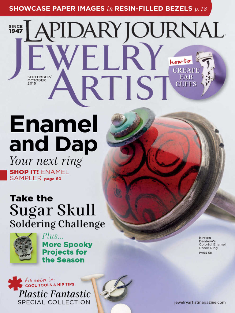 Lapidary Journal Jewelry Artist October 2015 USA | PDF | Jewellery ...