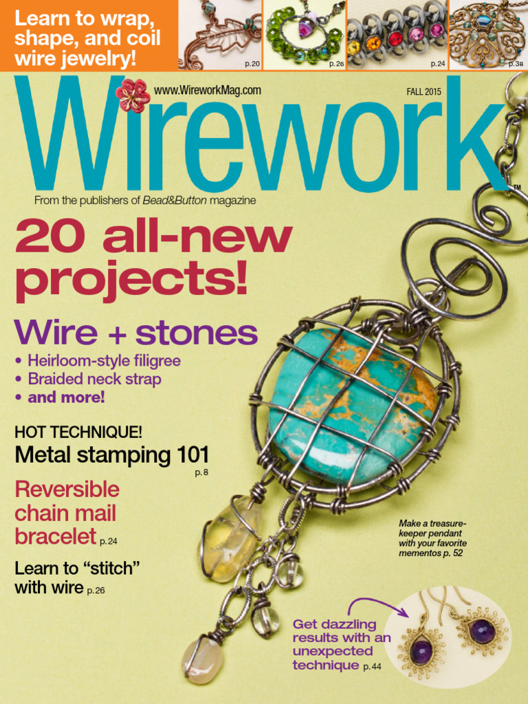 Wirework Fall 2015 | PDF | Jewellery | Sheet Metal