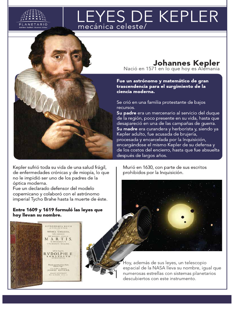 Kepler y las Órbitas Elípticas | PDF