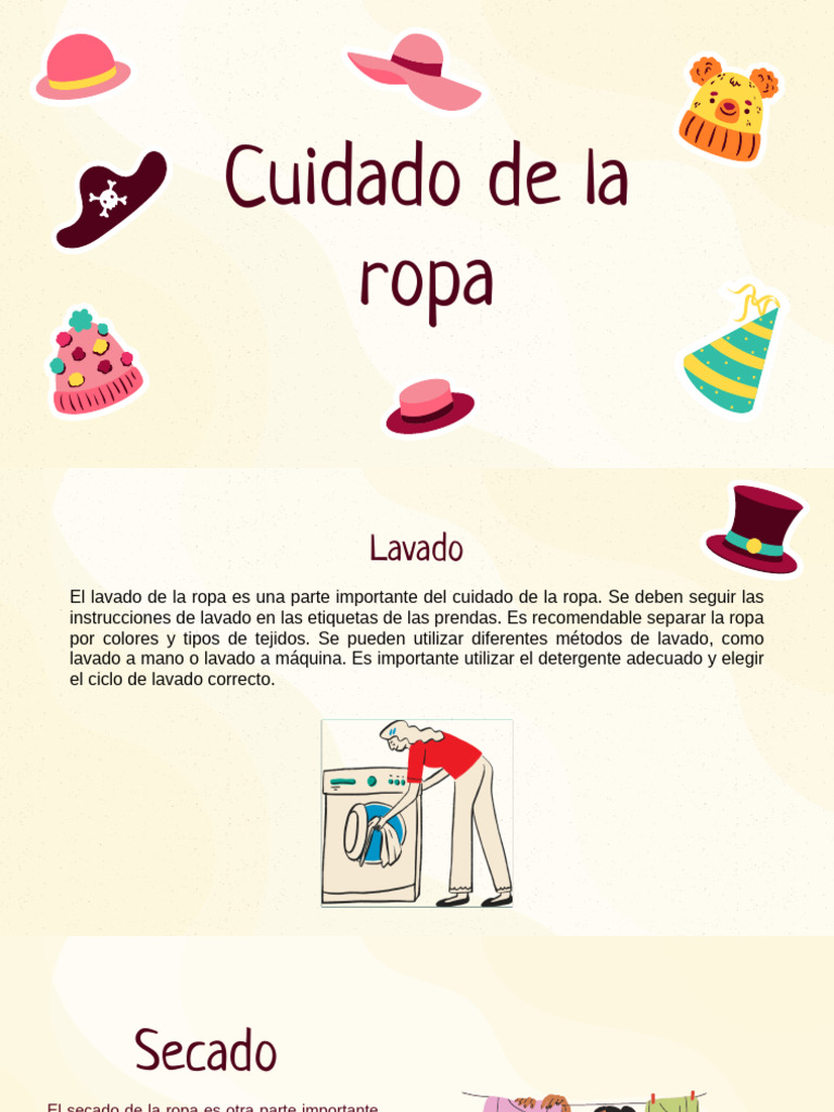 Cuidado de La Ropa | PDF