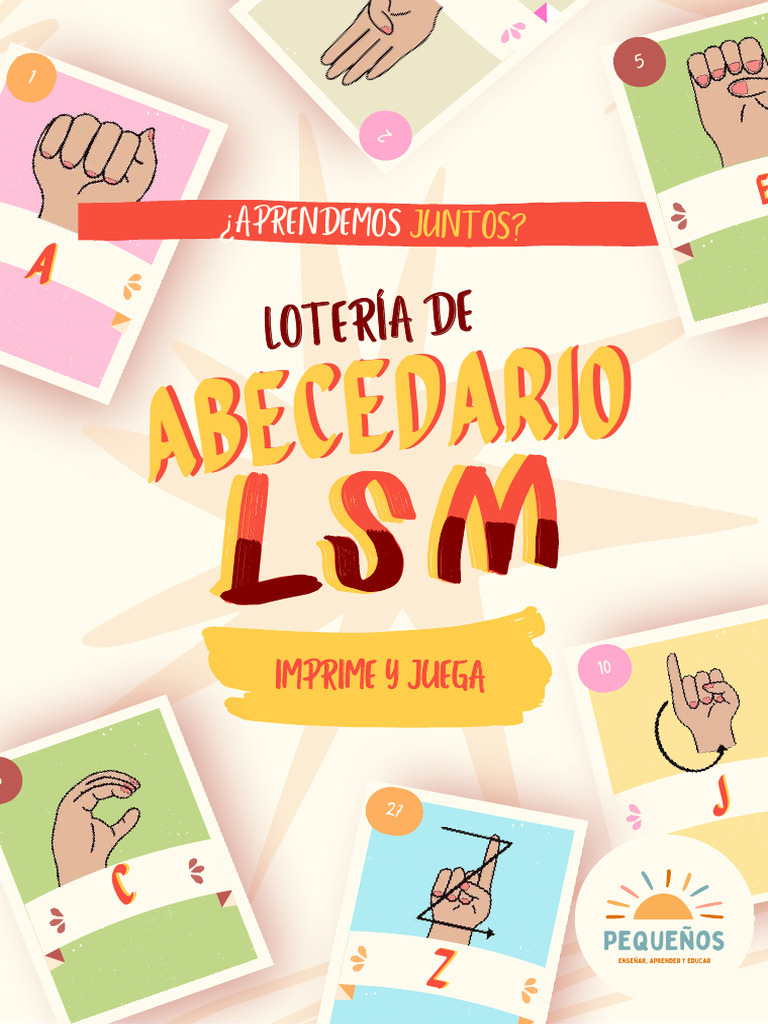 Lotería del Abecedario en LSM | PDF | Lingüística | Idiomas