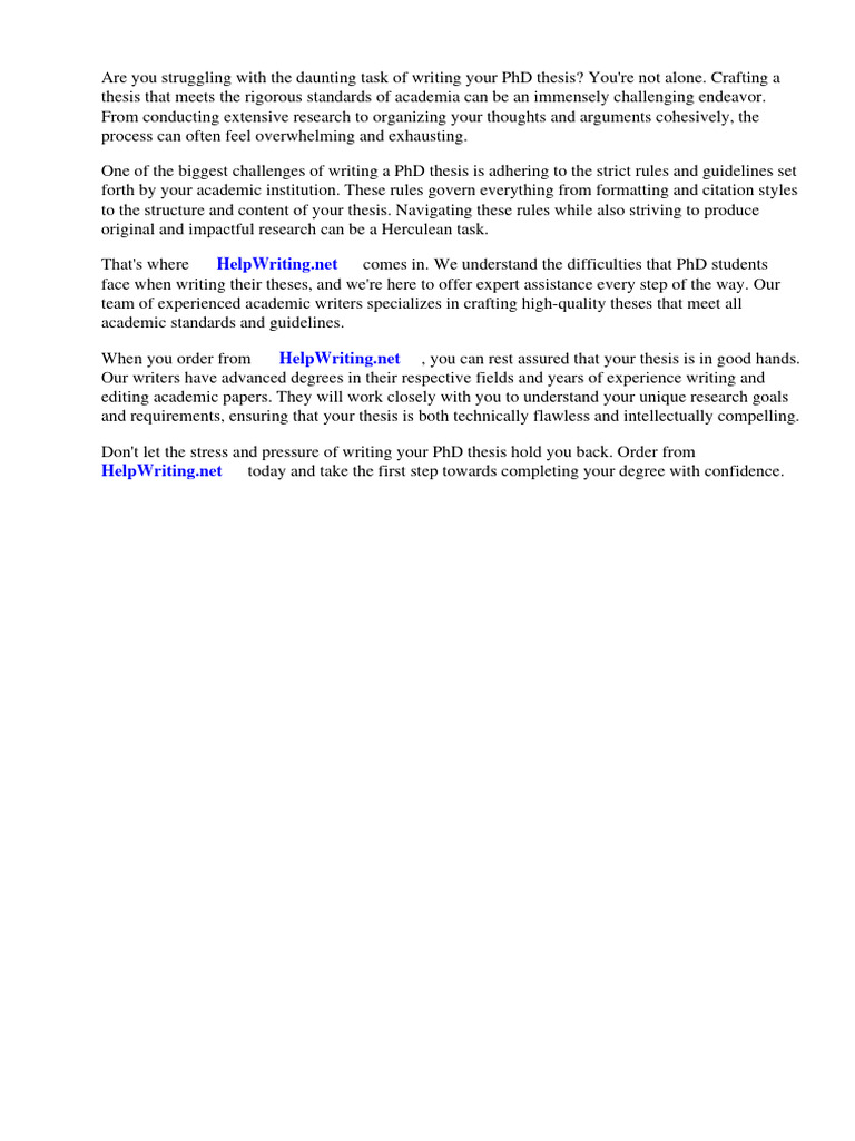 PHD Thesis Rules | PDF | Thesis | Doctor Of Philosophy