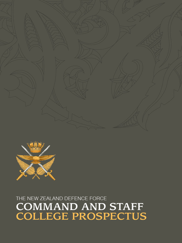 NZDF Command and Staff College Overview | PDF | Leadership ...