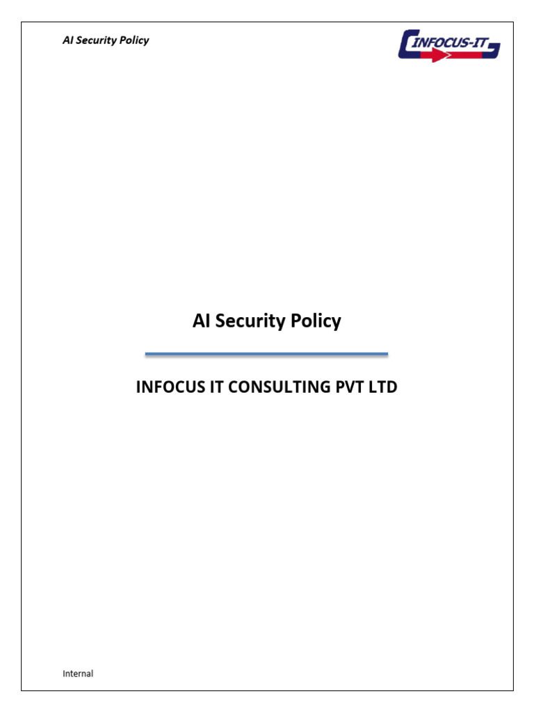 AI Security Policy | Download Free PDF | Regulatory Compliance ...