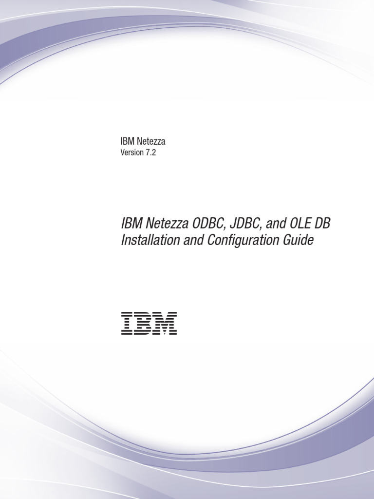 7.2 Netezza Odbc JDBC Guide | PDF | Java (Programming Language) | Databases