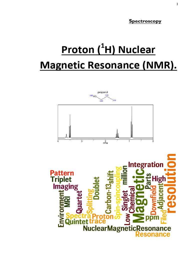 Introduction To Proton NMR SpectroscopyNJT | Download Free PDF ...