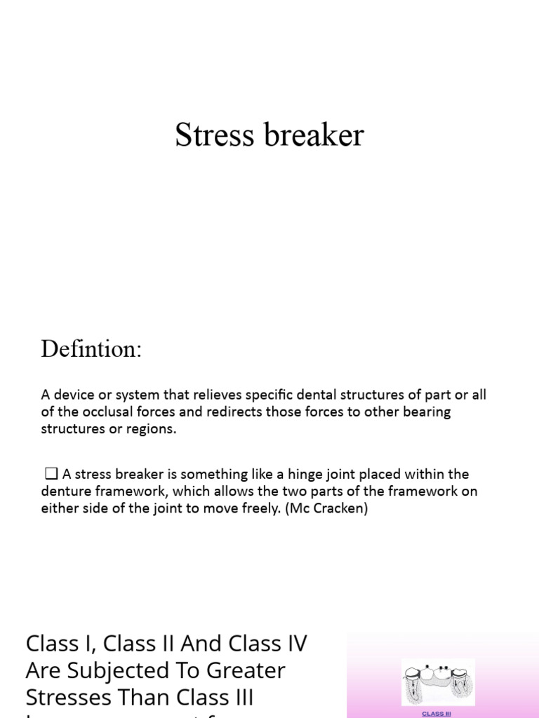 Understanding Stress Breakers in Dentistry | PDF | Social Science ...