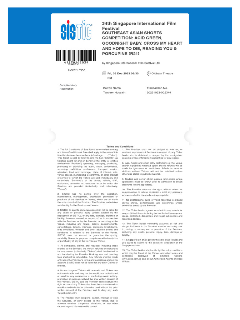 SISTIC Download 2 | PDF | Legal Liability | Common Law