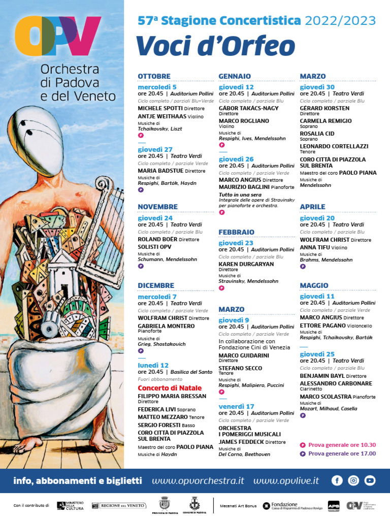 New Opv Orfeo 140x200 Programma Generale | PDF
