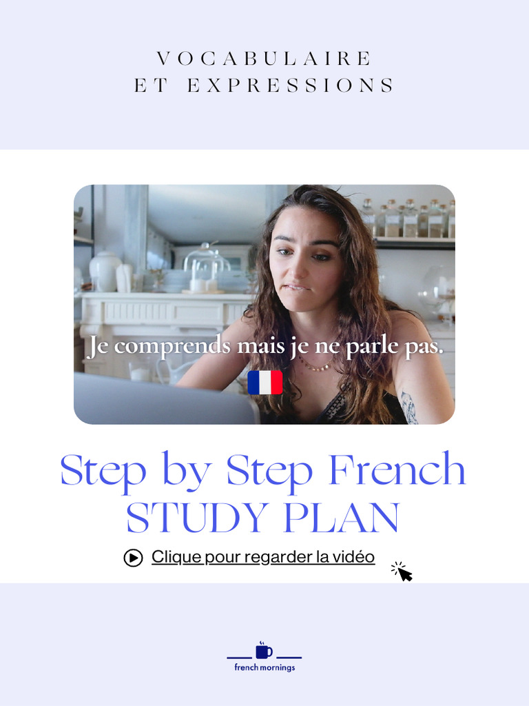 Pdf Step By Step French Study Plan Pdf Langue Française