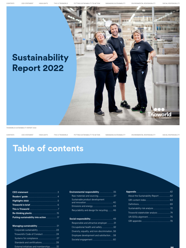 Sustainability Report 2022 | PDF | Sustainability | Packaging And Labeling
