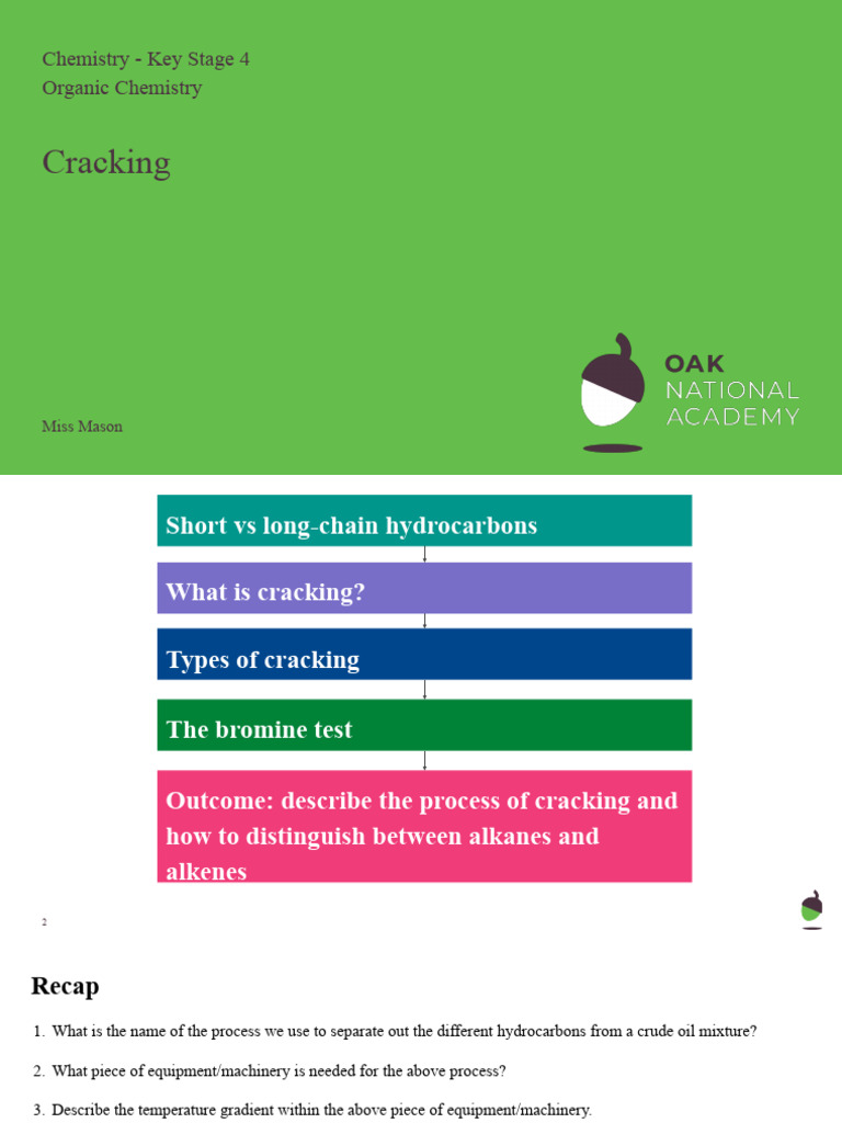 Cracking | PDF | Cracking (Chemistry) | Hydrocarbons
