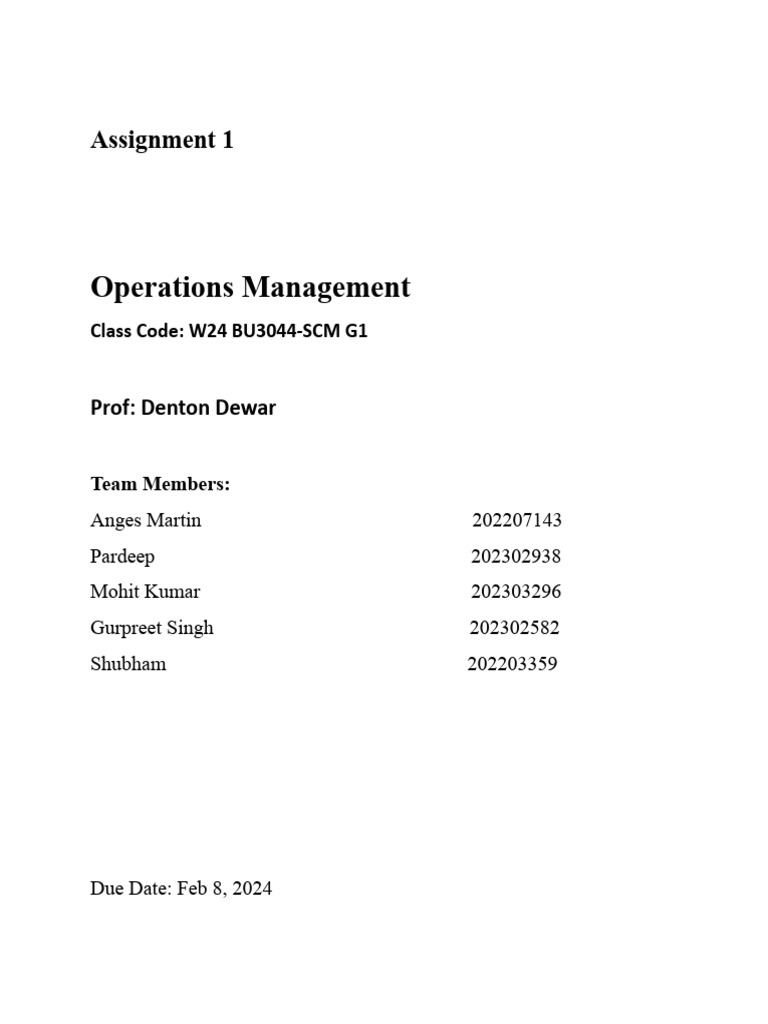 1st Assignment Forecasting Pdf Moving Average Forecasting