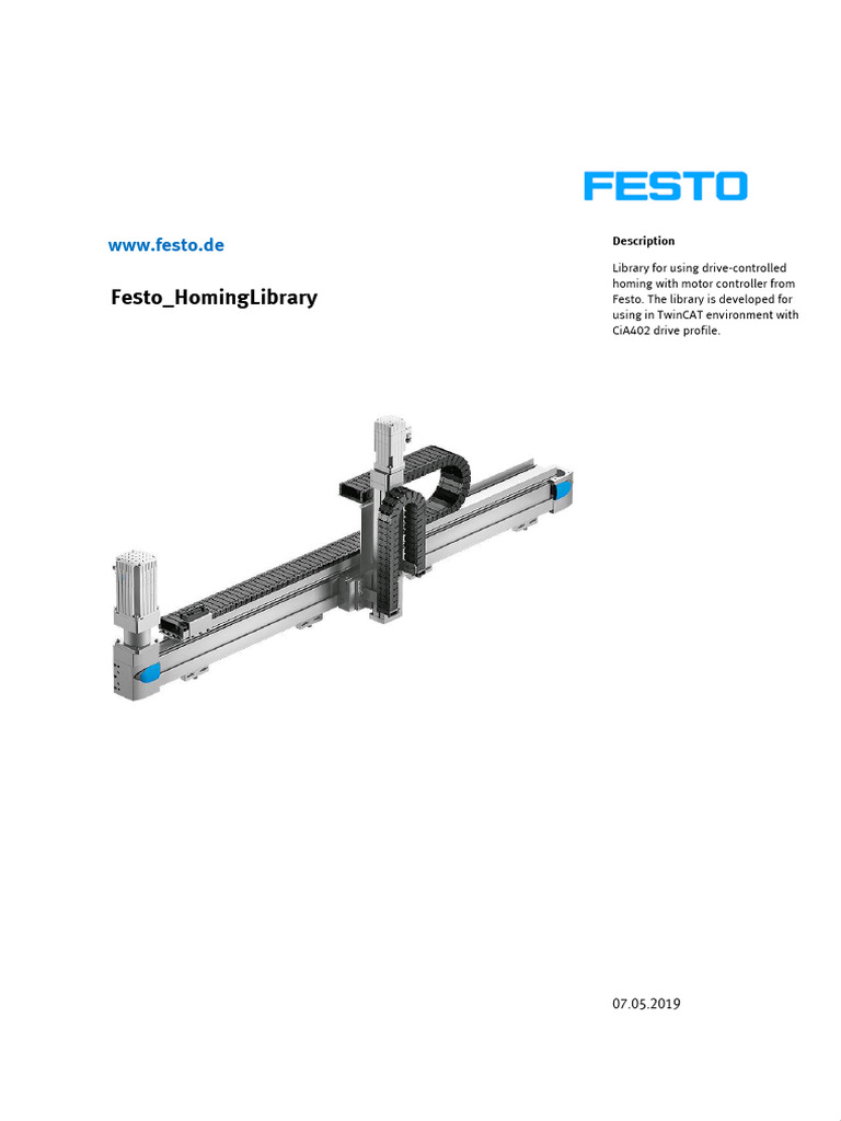 Festo HomingLibrary | Download Free PDF | Computer Engineering | Computer Science