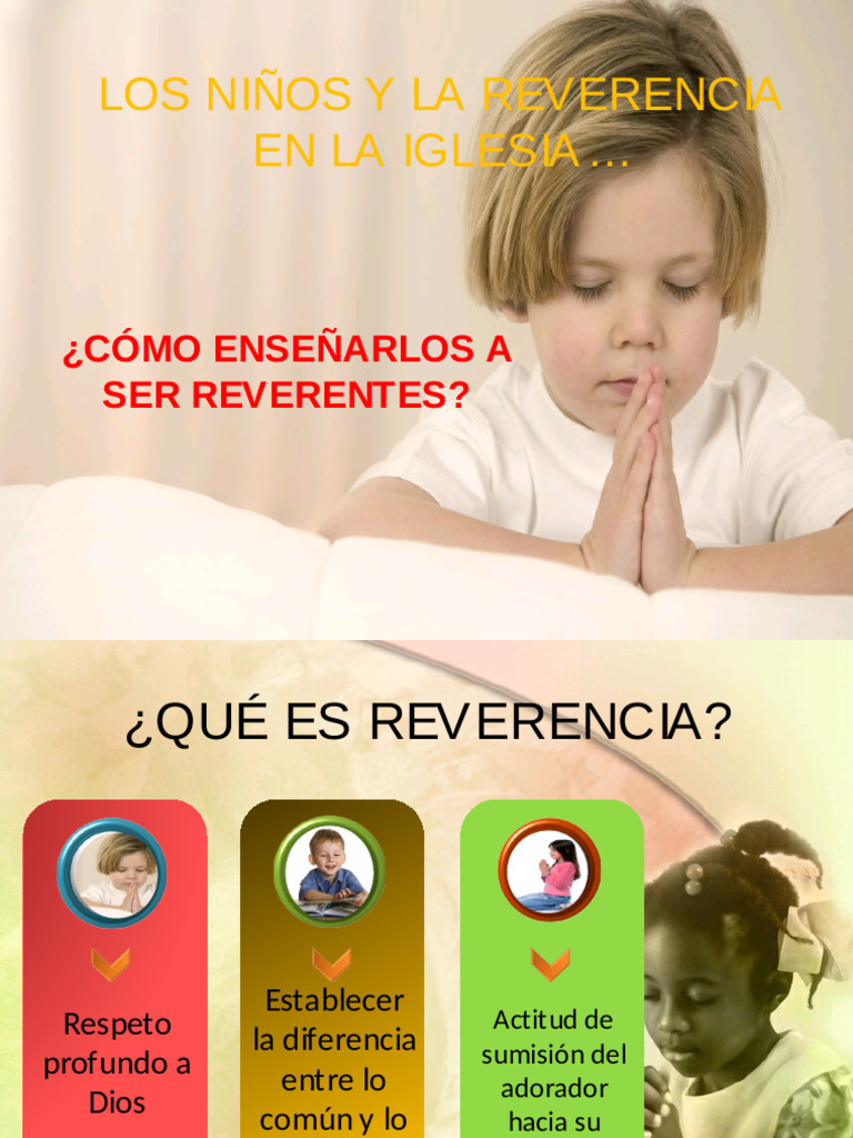 Los Ninos y La Reverencia en La Iglesia | PDF | Oración | Amor
