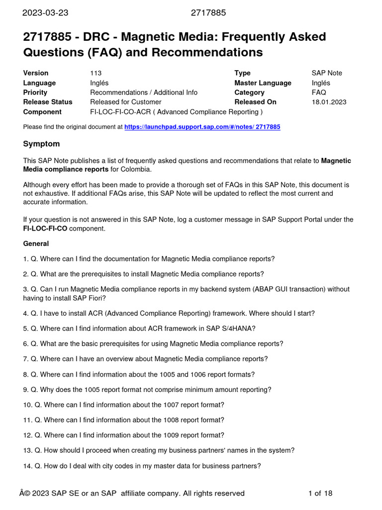 DRC - Magnetic Media - Frequently Asked Questions (FAQ) and ...