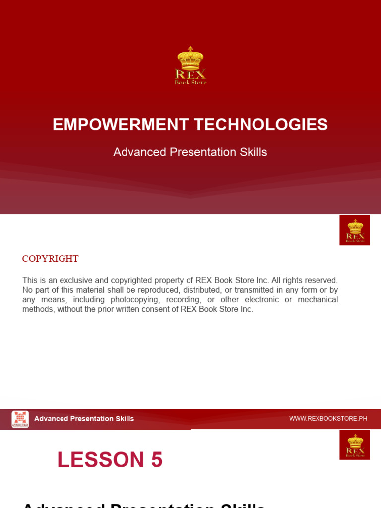 5 Advanced Presentation Skills | PDF | Hyperlink | World Wide Web