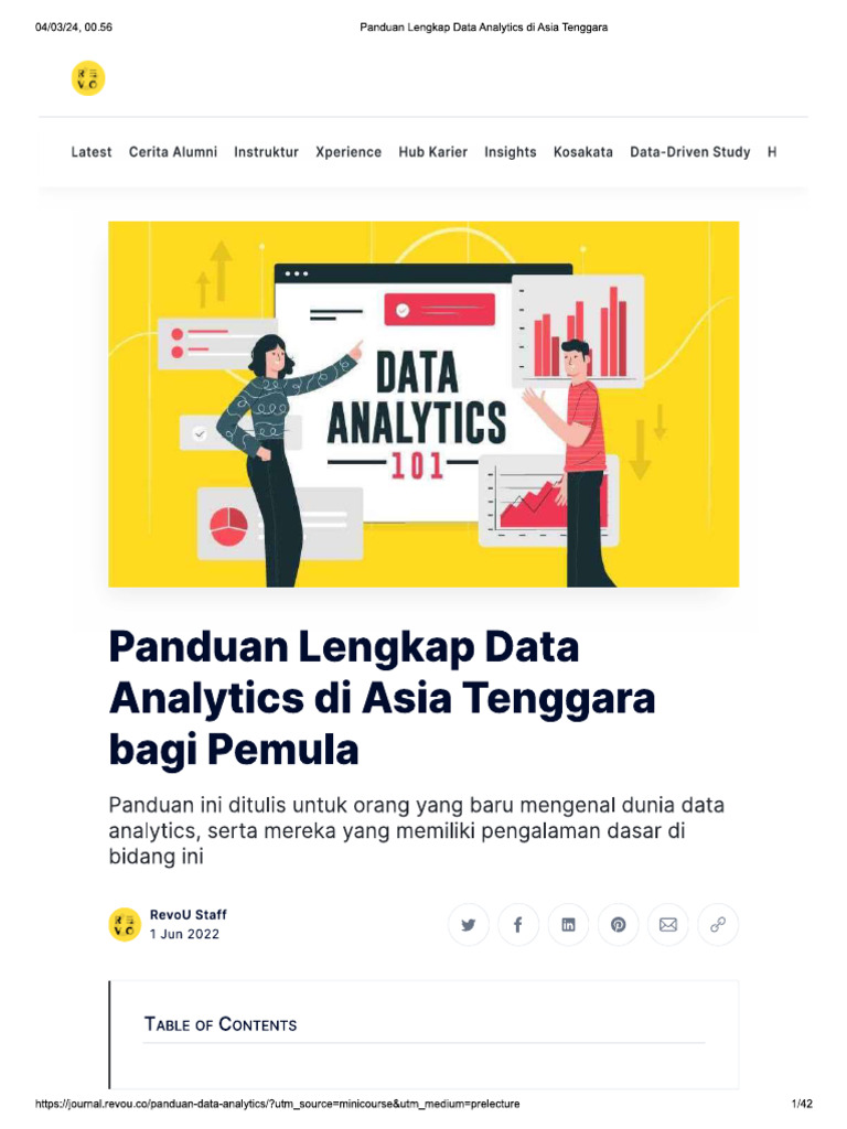 Data Analis (Panduan Lengkap Data Analytic Di Asia Tenggara) | PDF