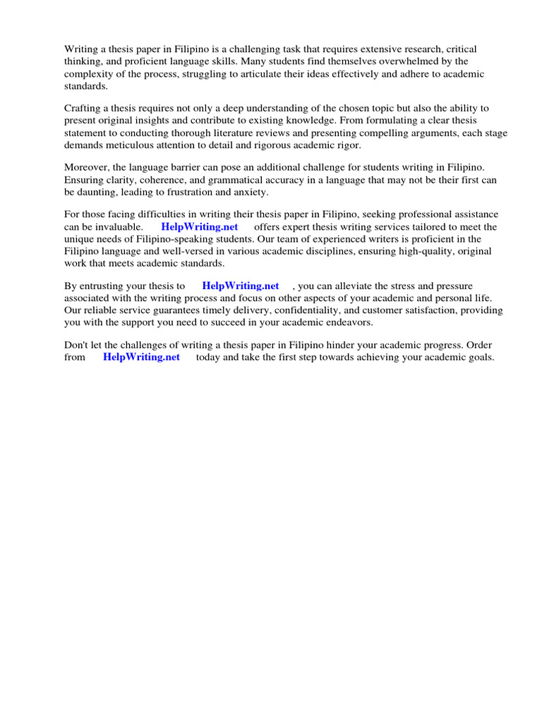 Halimbawa NG Thesis Paper Sa Filipino | PDF | Tagalog Language | Databases