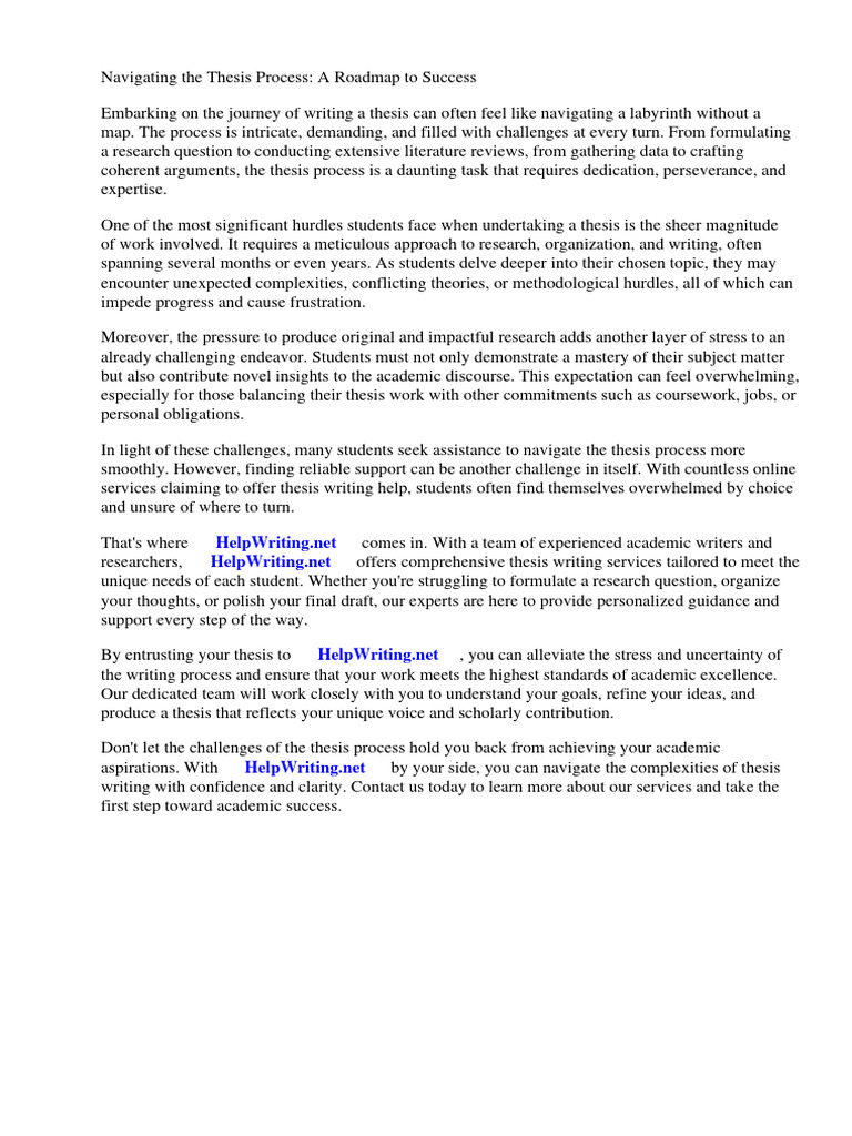 Thesis Process | Download Free PDF | Thesis | Methodology