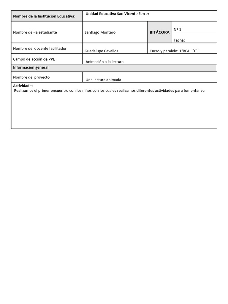 Bitácora - Modelo Adaptado | Descargar gratis PDF | Ciencia cognitiva ...