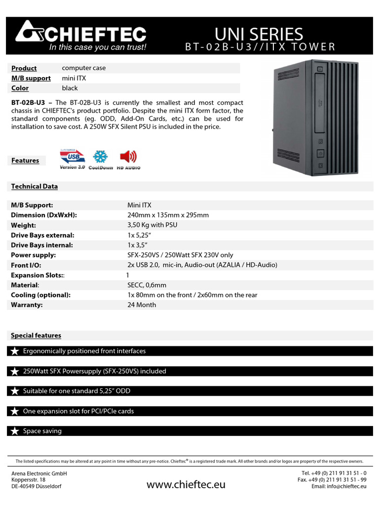 BT 02B U3 Datasheet en | PDF | Computer Hardware | Manufactured Goods