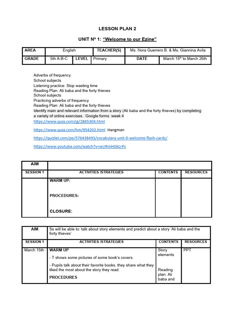 Lesson Plan 2 | PDF | Vocabulary | Human Communication