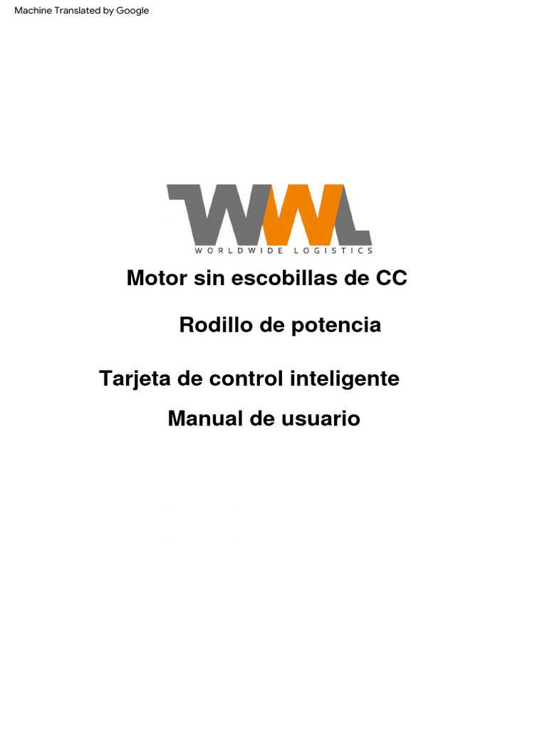 Power Roller Control Card en Español | PDF | Conector eléctrico ...