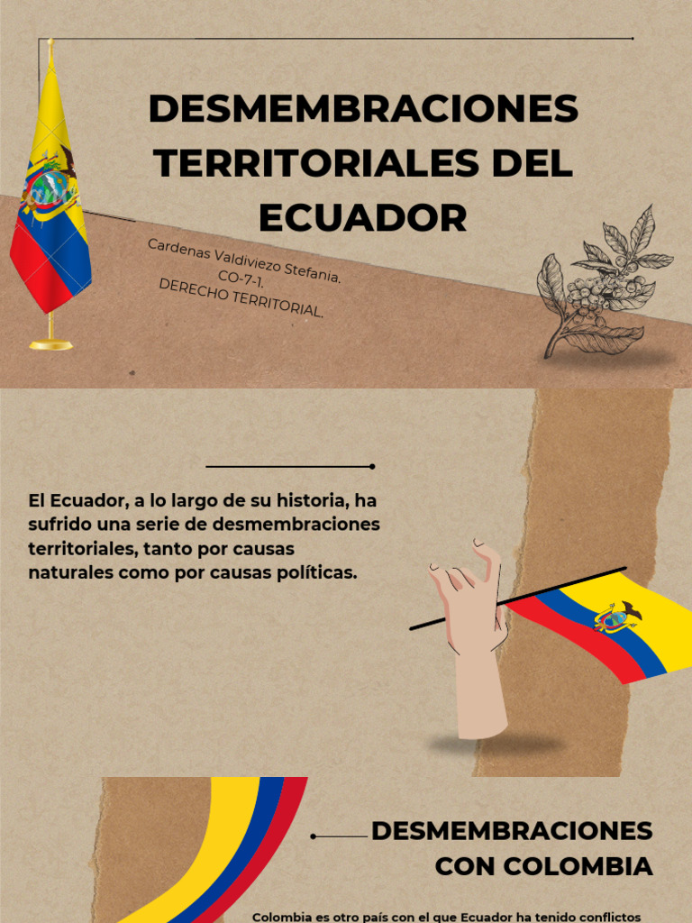 Desmembraciones Territoriales en Ecuador | PDF | Perú | America latina